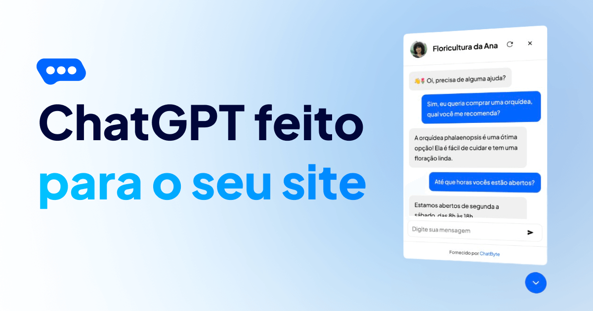 ChatByte - ChatGPT para o seu site